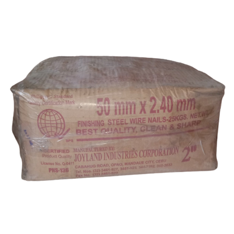 FINISHING NAILS CARTON 2 inches (25 kgs/1) - Katumanan Hardware