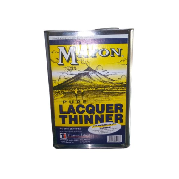 LACQUER THINNER MAYON 3.75 CC GALLON (6/1) - Katumanan Hardware